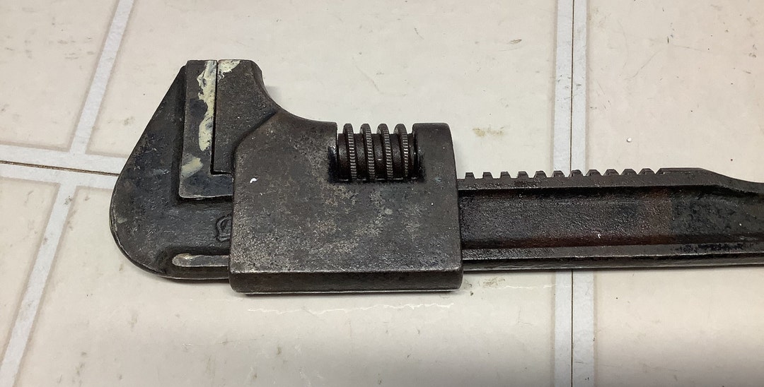 Vintage 11 Inch Auto Flat Jaw Monkey Wrench From the 1950s. Came Out of ...