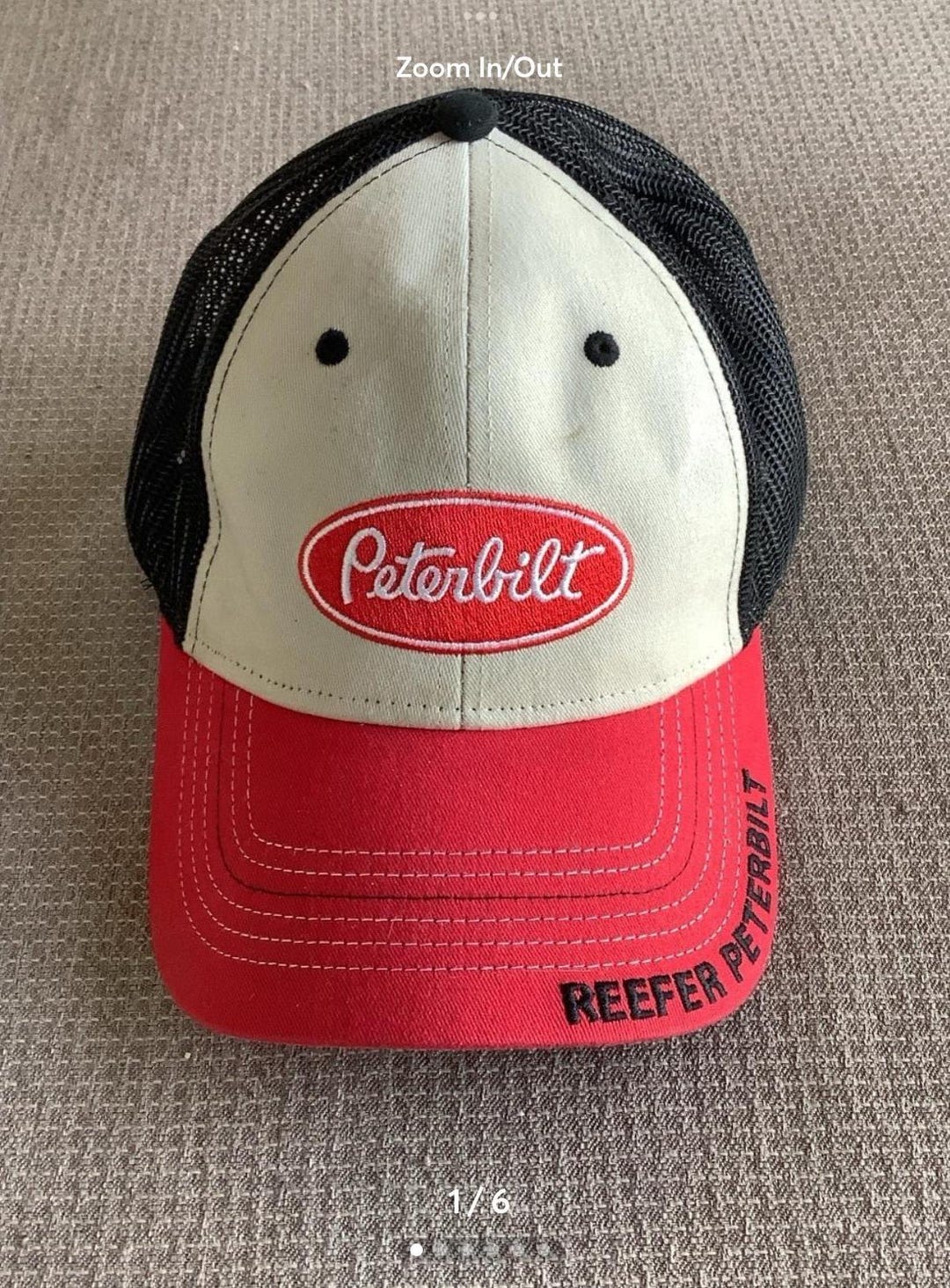 Truckers Baseball Cap With Peterbilt Trucking Company Logo. REEFER ...