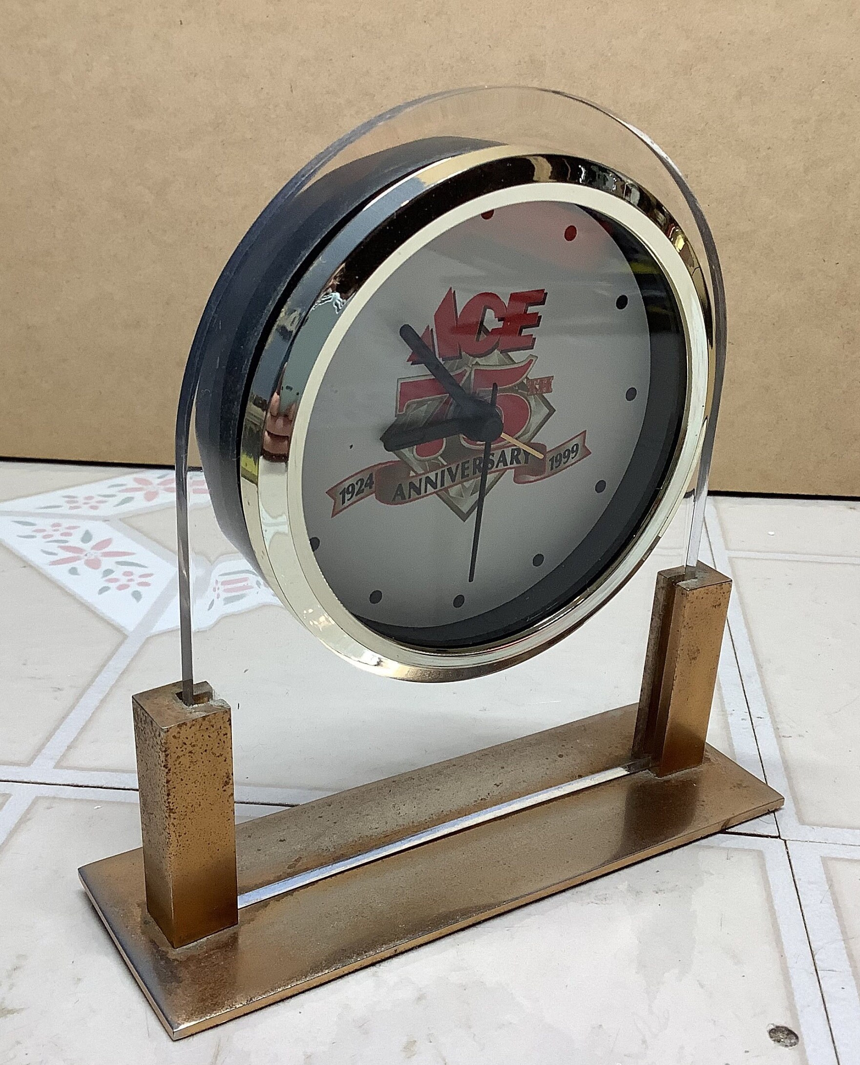 Ace Hardware 75th Anniversary Table Clock 1924-1999 - Etsy