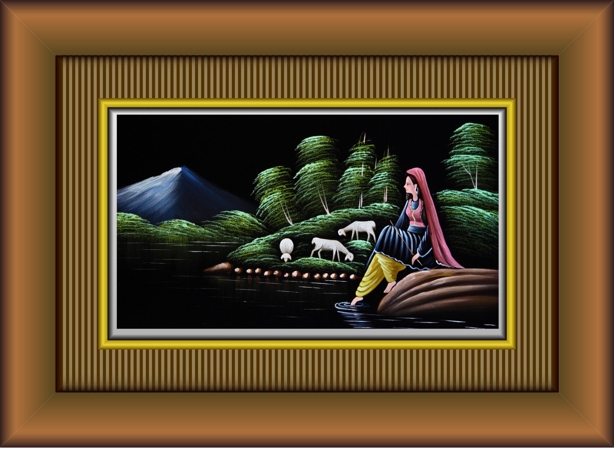 Heer Ranjha Painting Wallpapers