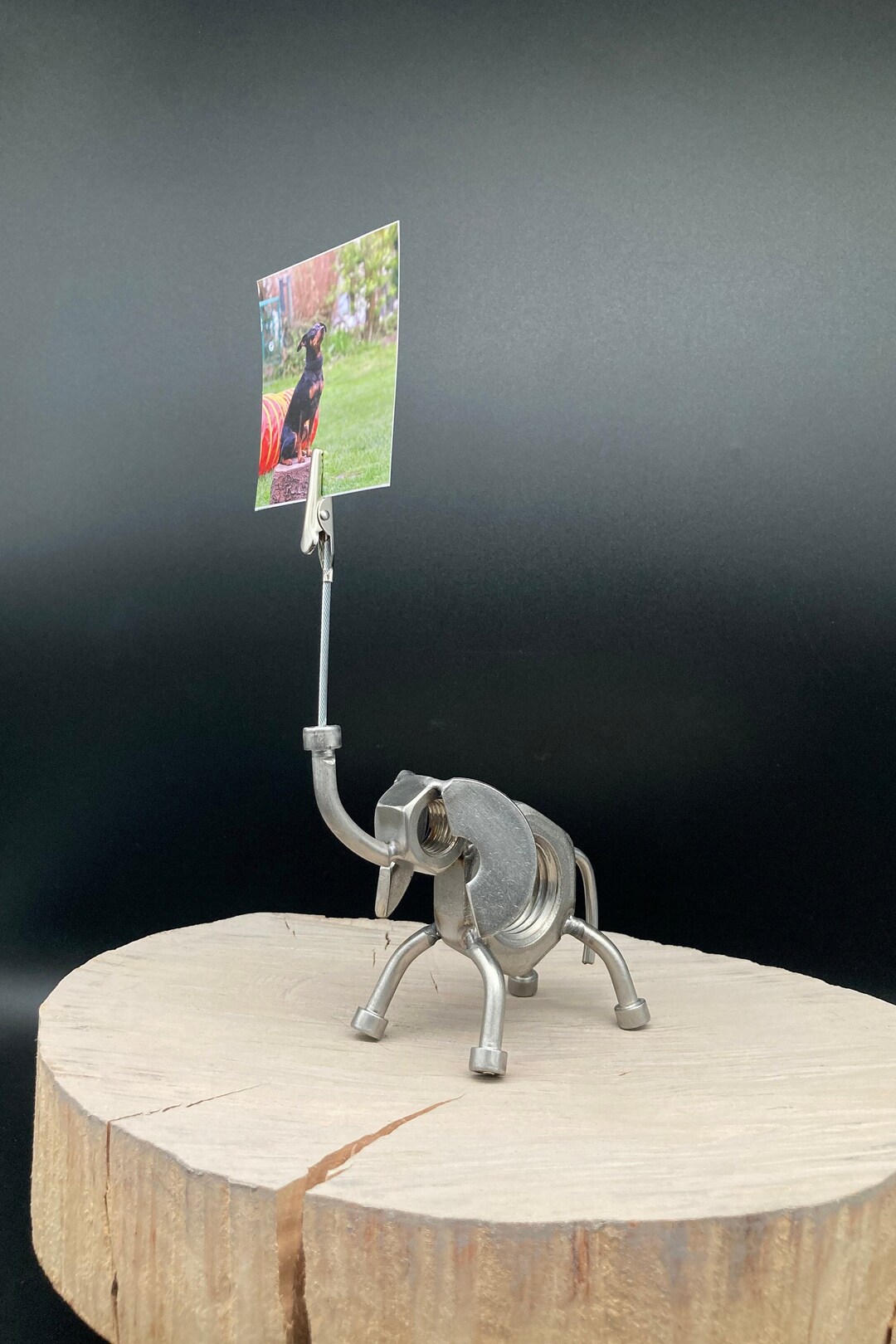 Elephant Note Holder, Note Holder, Memo Holder Stainless Steel for ...