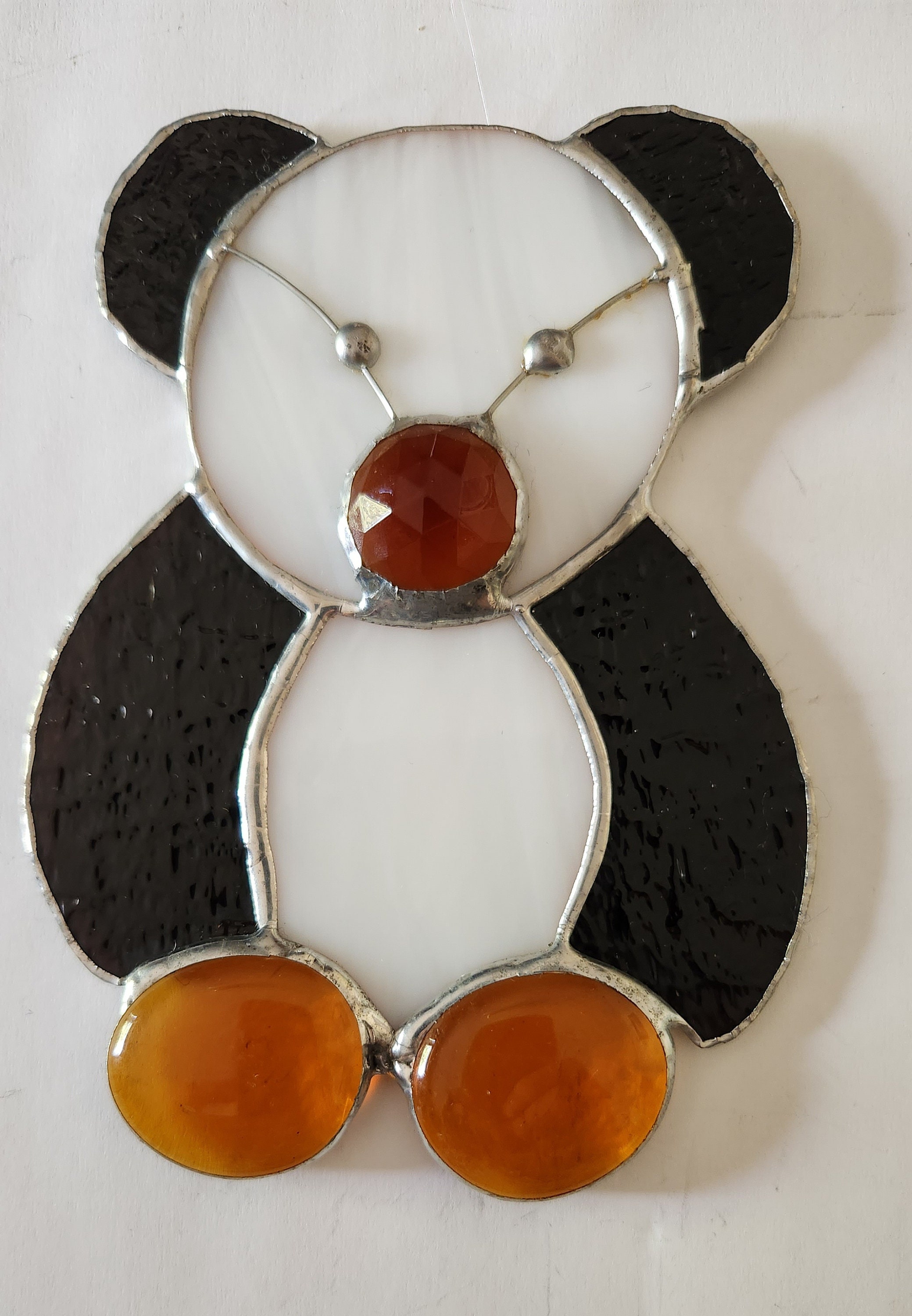 Bear Decoration Stained Glass - Etsy