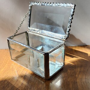 Beveled Glass Rectangular Box #2 - Etsy