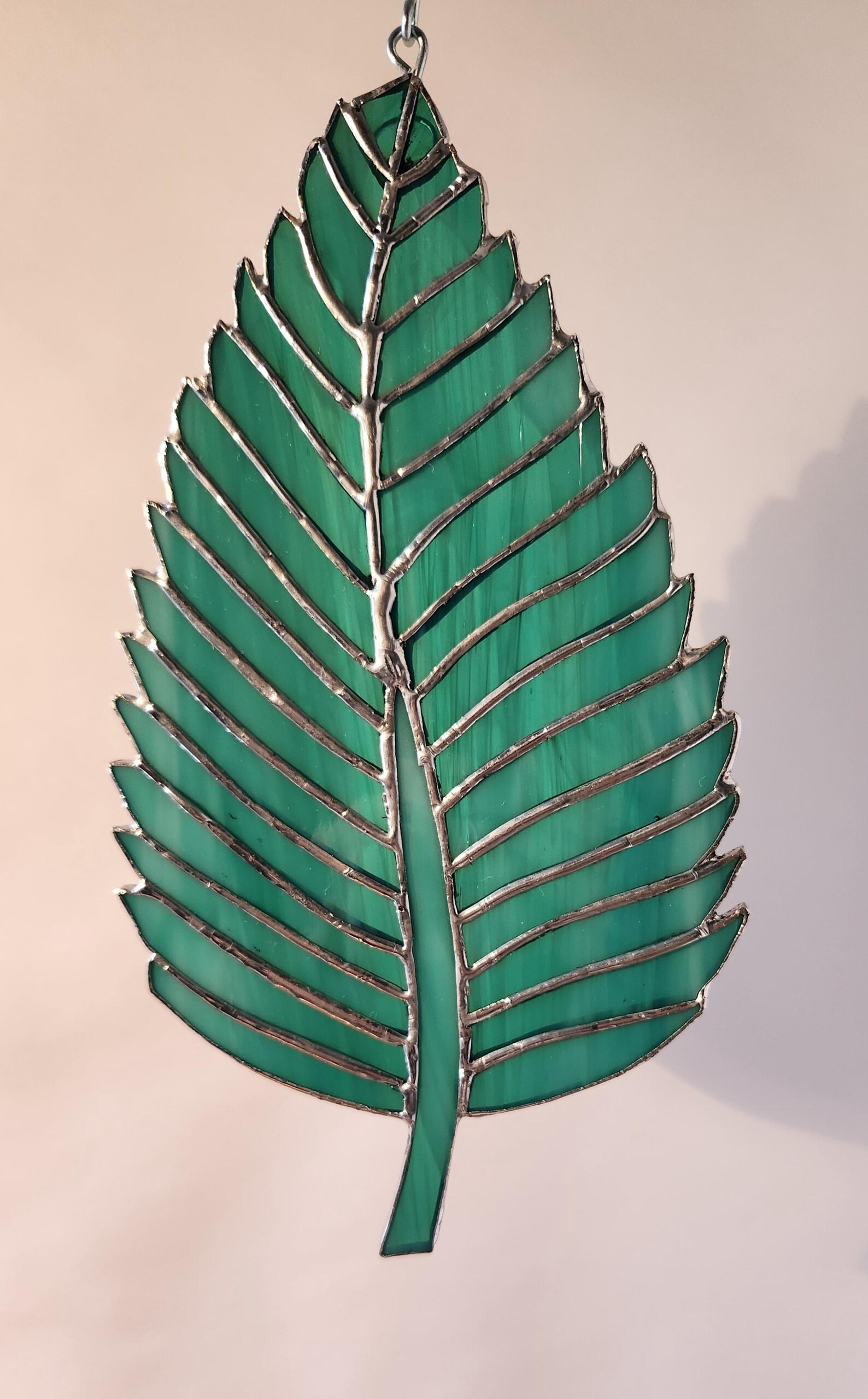 Elm Leaf-stained Glass - Etsy