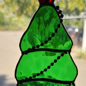 Tree #1 Stained Glass Decoration - Etsy