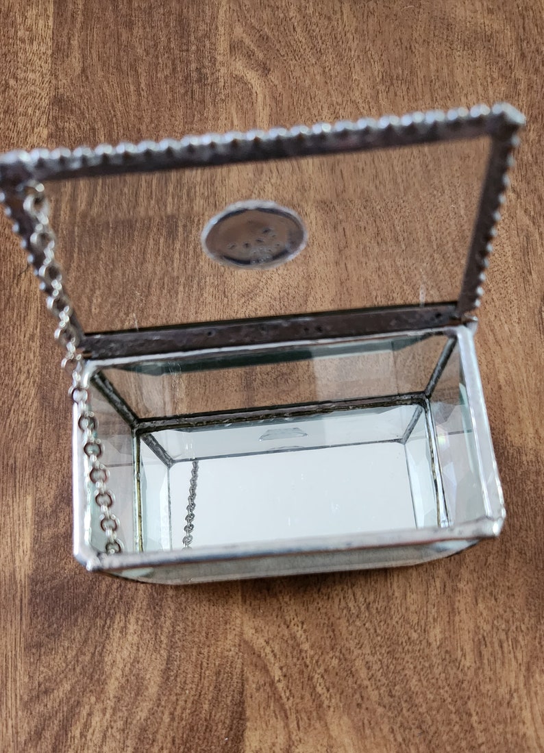 Beveled Glass Rectangular Box #2 - Etsy