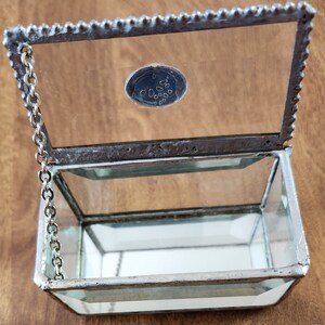Beveled Glass Rectangular Box #2 - Etsy