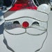 Santa Stained Glass Panel - Etsy