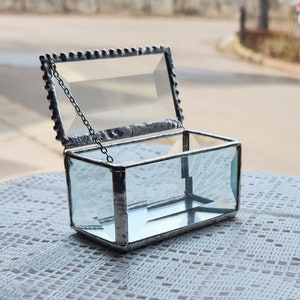 Beveled Glass Rectangular Box #2 - Etsy