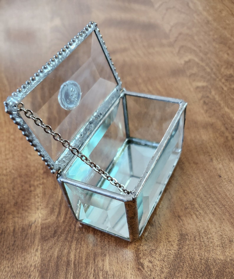 Beveled Glass Rectangular Box #2 - Etsy
