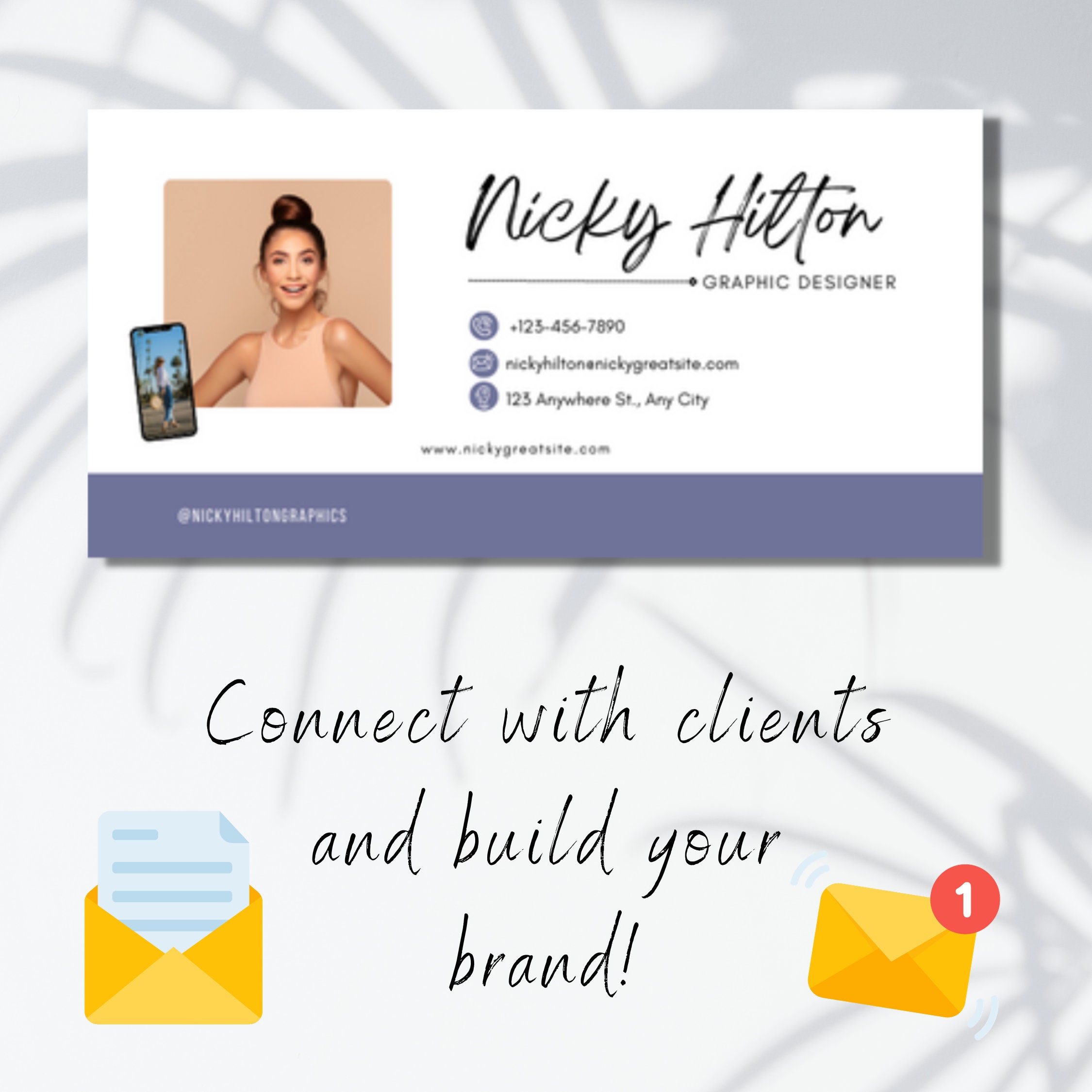 Email Signature for 2024 | Influencer, Graphic Designer, Content ...