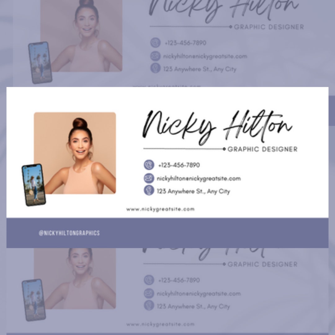 Email Signature for 2024 | Influencer, Graphic Designer, Content ...