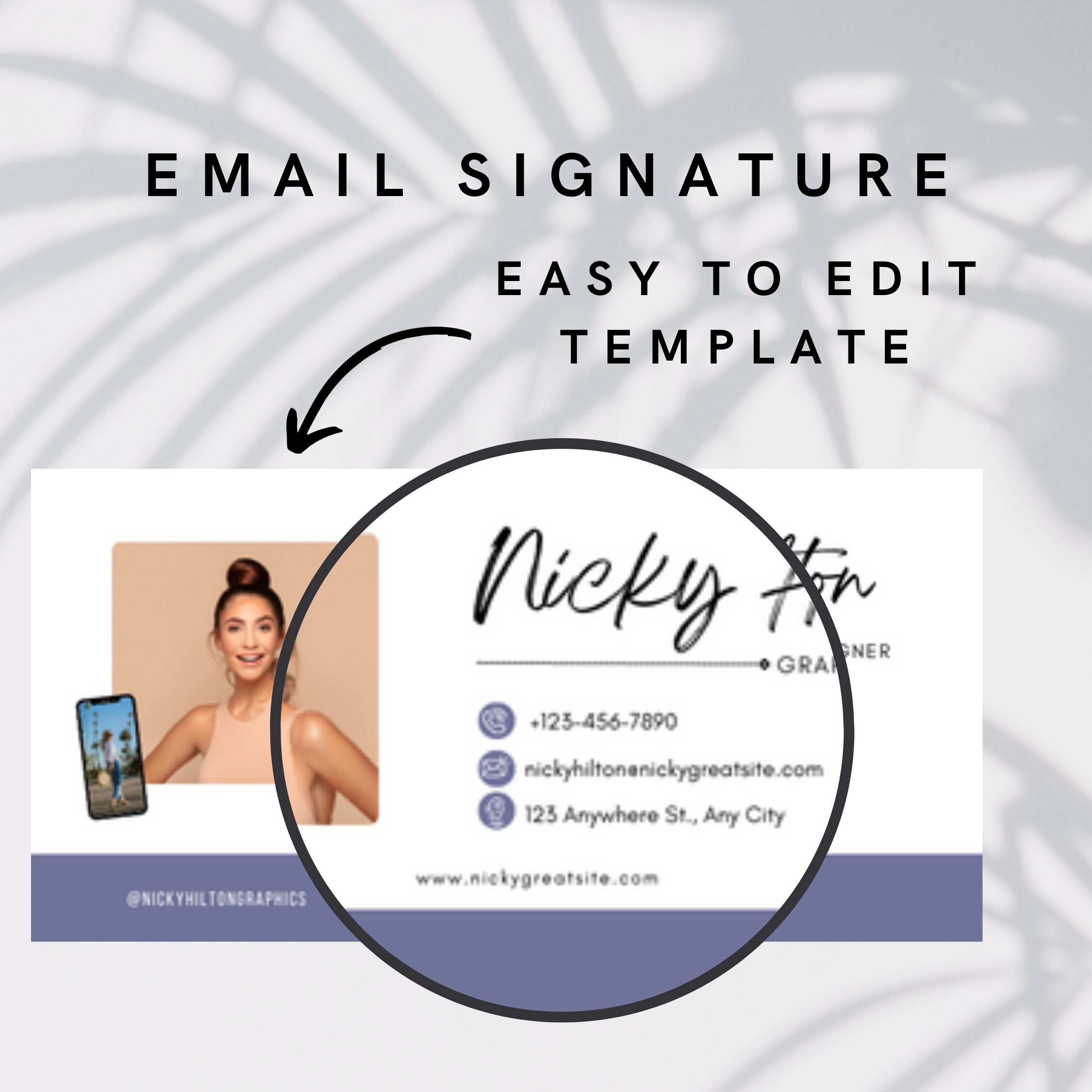 Email Signature for 2024 | Influencer, Graphic Designer, Content ...