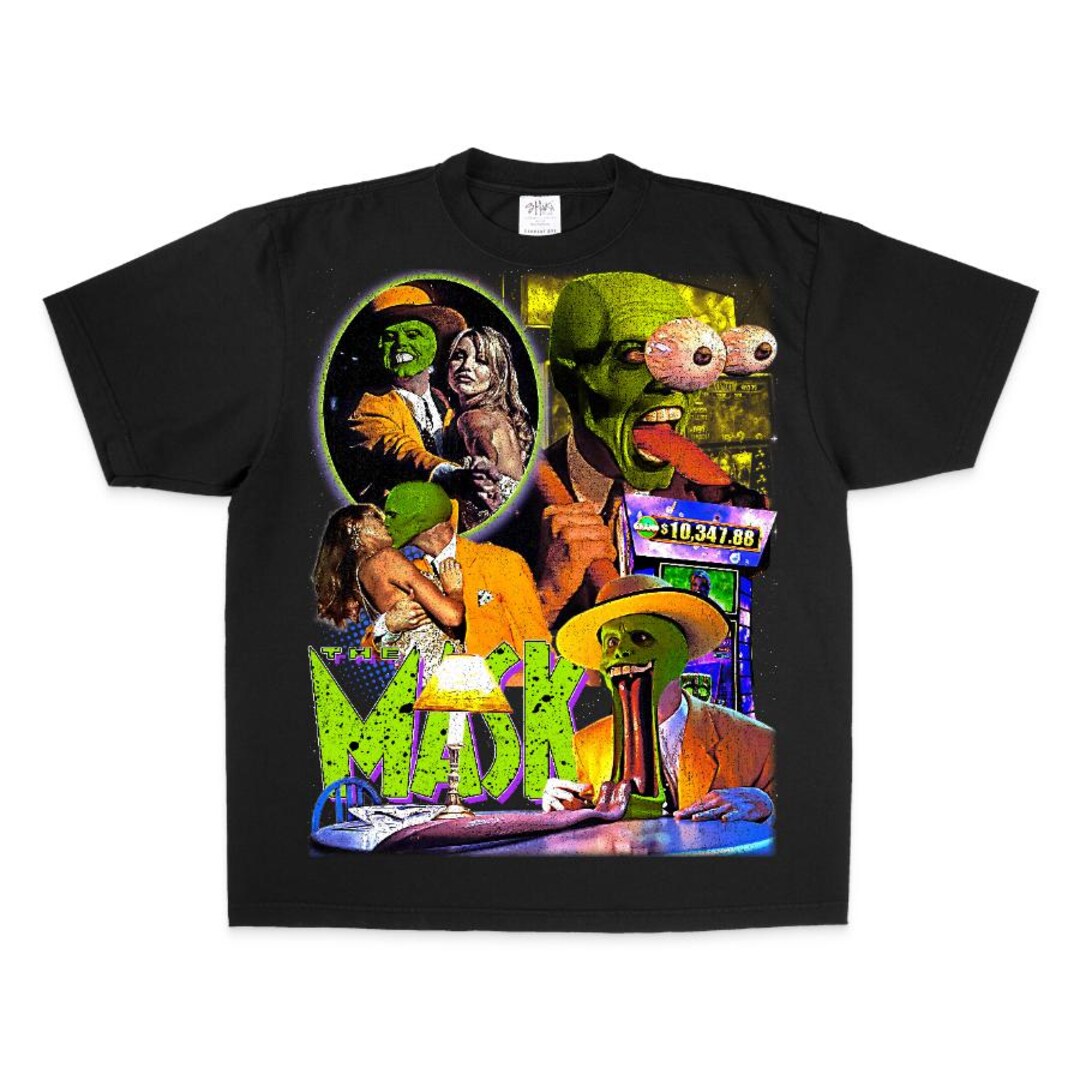 The Mask Rap Tee Vintage the Mask Movie Shirt, Jim Carrey 90s Comedy ...