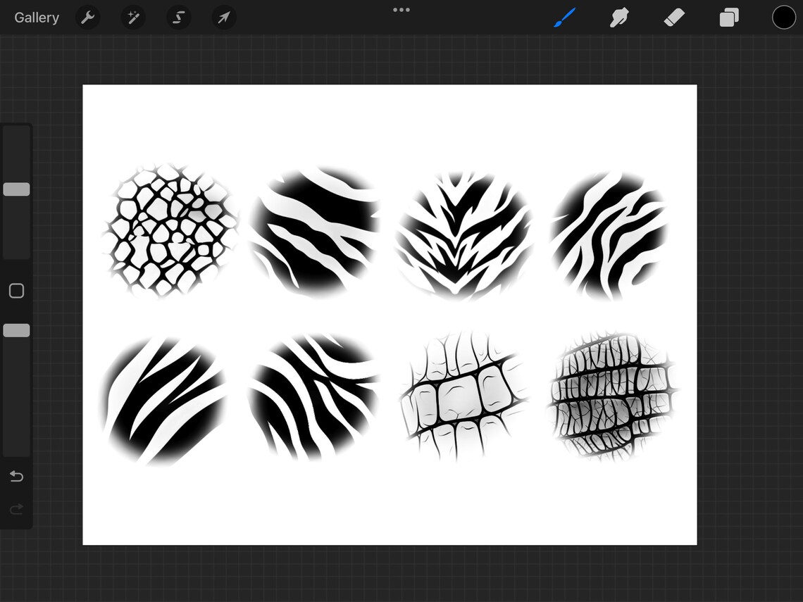 Procreate - Animal Print Pattern Brush Set - Etsy