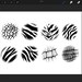 Procreate - Animal Print Pattern Brush Set - Etsy