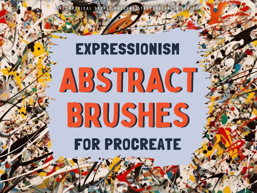 Procreate - Expressionism Brushes - Abstract Brush Set, Dynamic ...