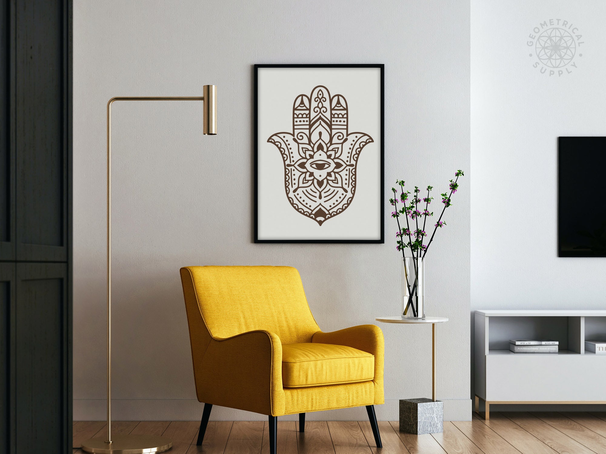 Hamsa Hand SVG Hand Fatima SVG Mandala SVG Evil Eye - Etsy
