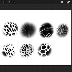 Procreate - Animal Print Pattern Brush Set - Etsy