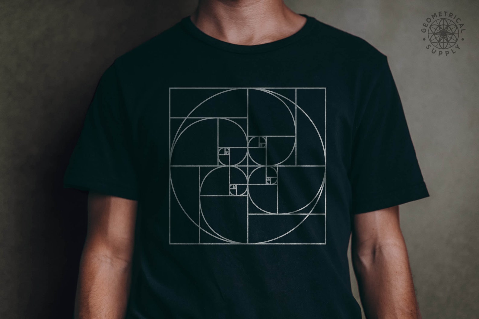 Fibonacci Circle SVG Golden Ratio Sacred Geometry Fibonacci - Etsy