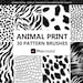 Procreate - Animal Print Pattern Brush Set - Etsy