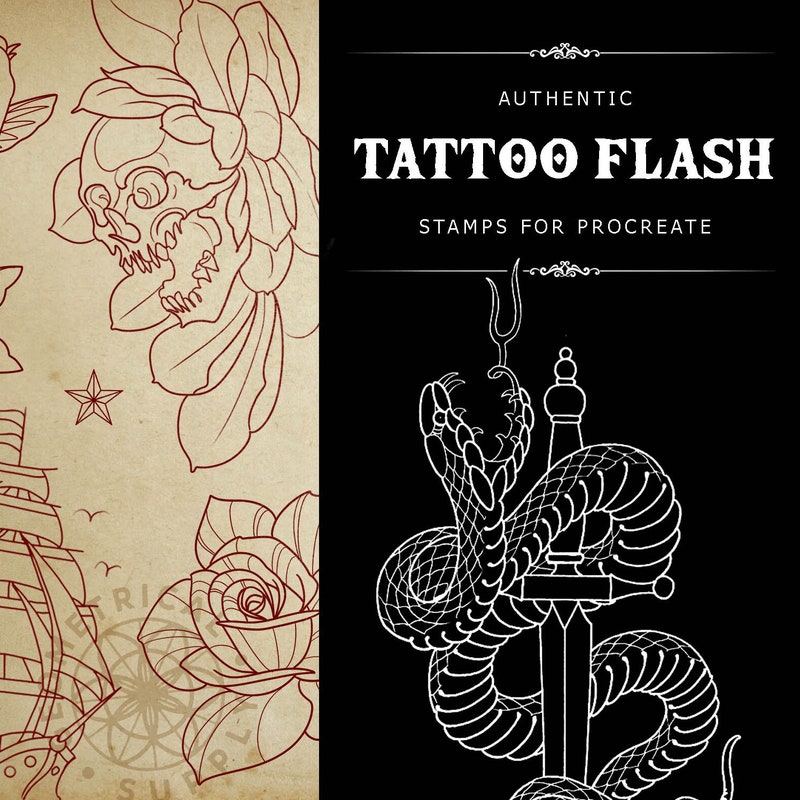 Traditional Tattoo Flash - Etsy