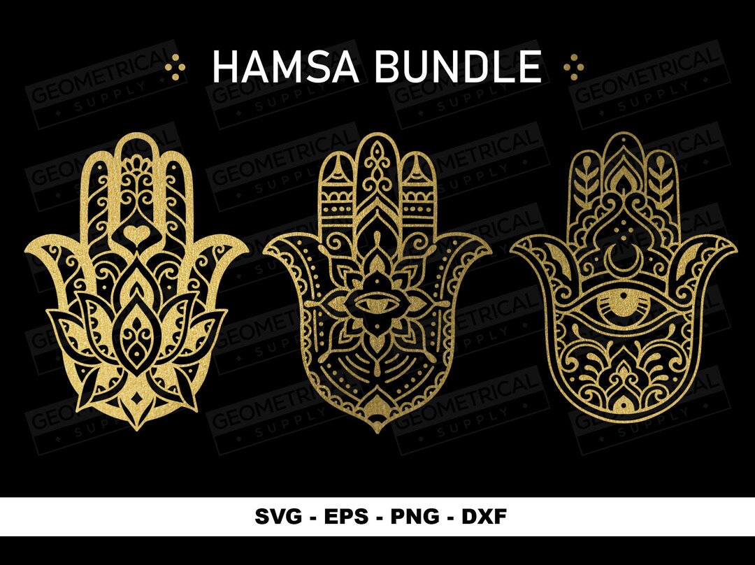 Hamsa Hand SVG, Hand Fatima SVG Mandala SVG, Evil Eye Protection ...