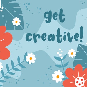 Procreate Flower Doodles | Flower Brushes | Flower Stamps | Procreate ...