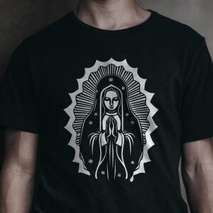 Virgen Guadalupe SVG Santa María, svg, eps, dxf, png, cricut, silueta ...