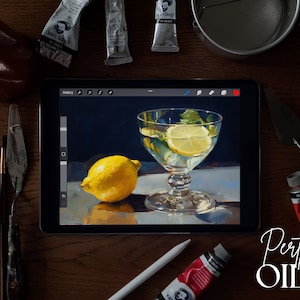 Procreate - Perfect Oil Paint Brushes - Abstract Oil Brush Set for ...