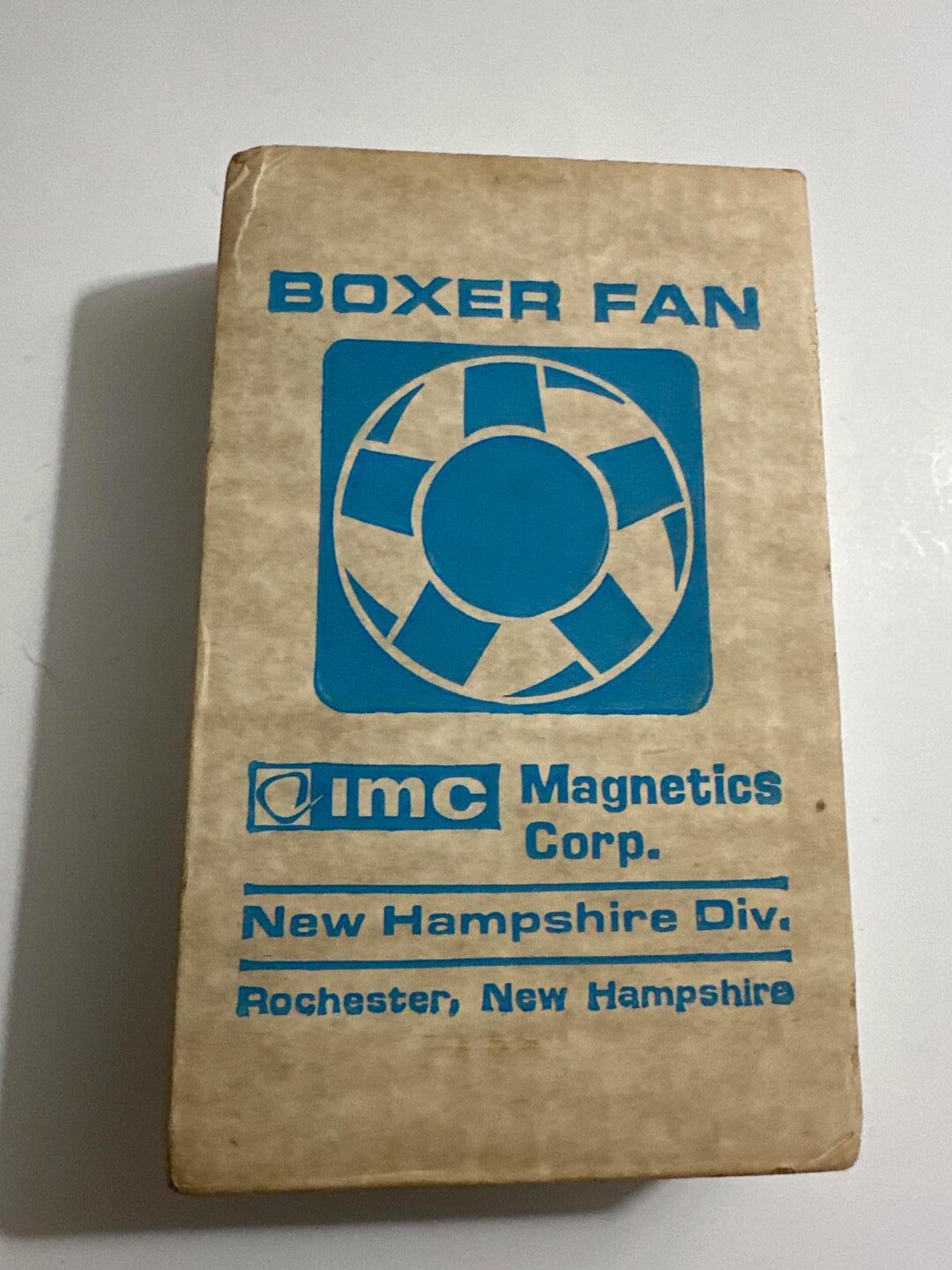 Vintage IMC Magnetics Corp. Boxer Fan New Old Stock NOS - Etsy