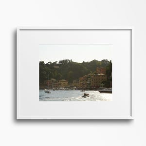 Portofino Harbor Sunset Printable Photo - Coastal Wall Art ...