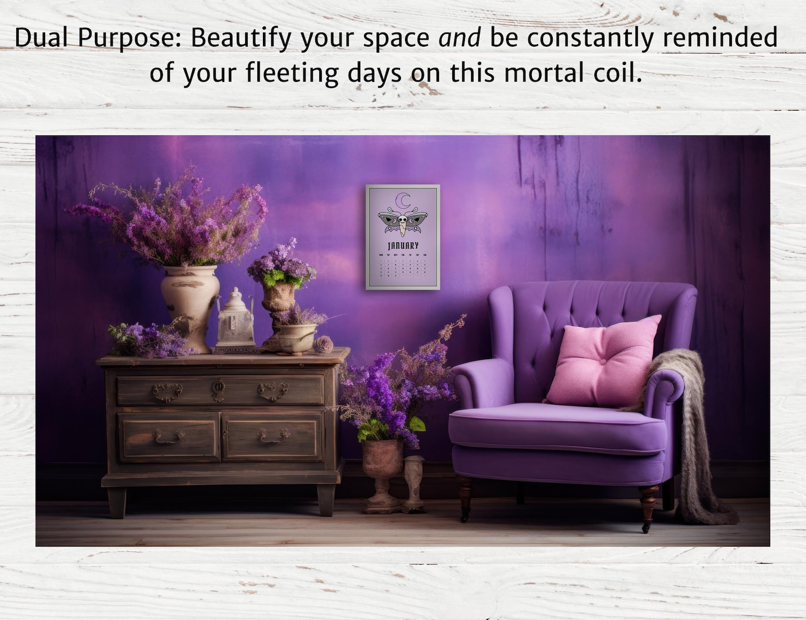 Pastel Goth Printable 2025 Calendar, Pastel Goth Planner, Monthly ...