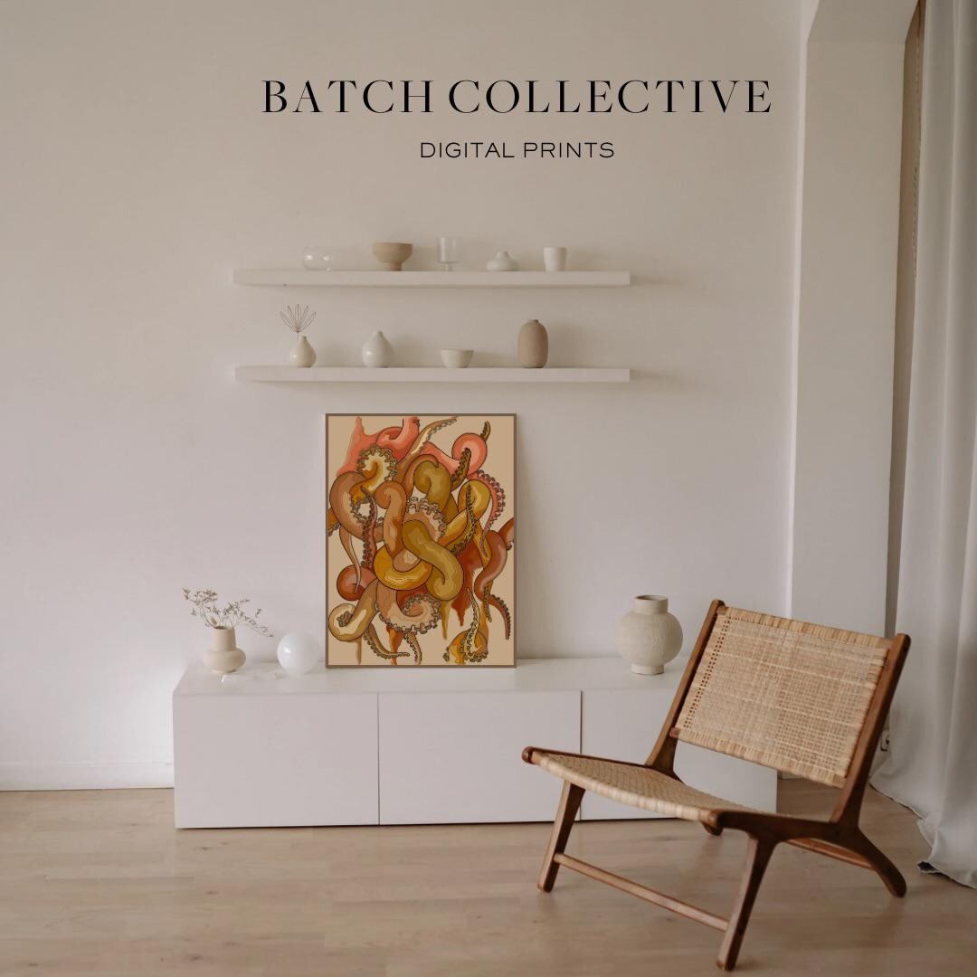 Abstract Tangled Octopus Tentacles (digital) - Etsy