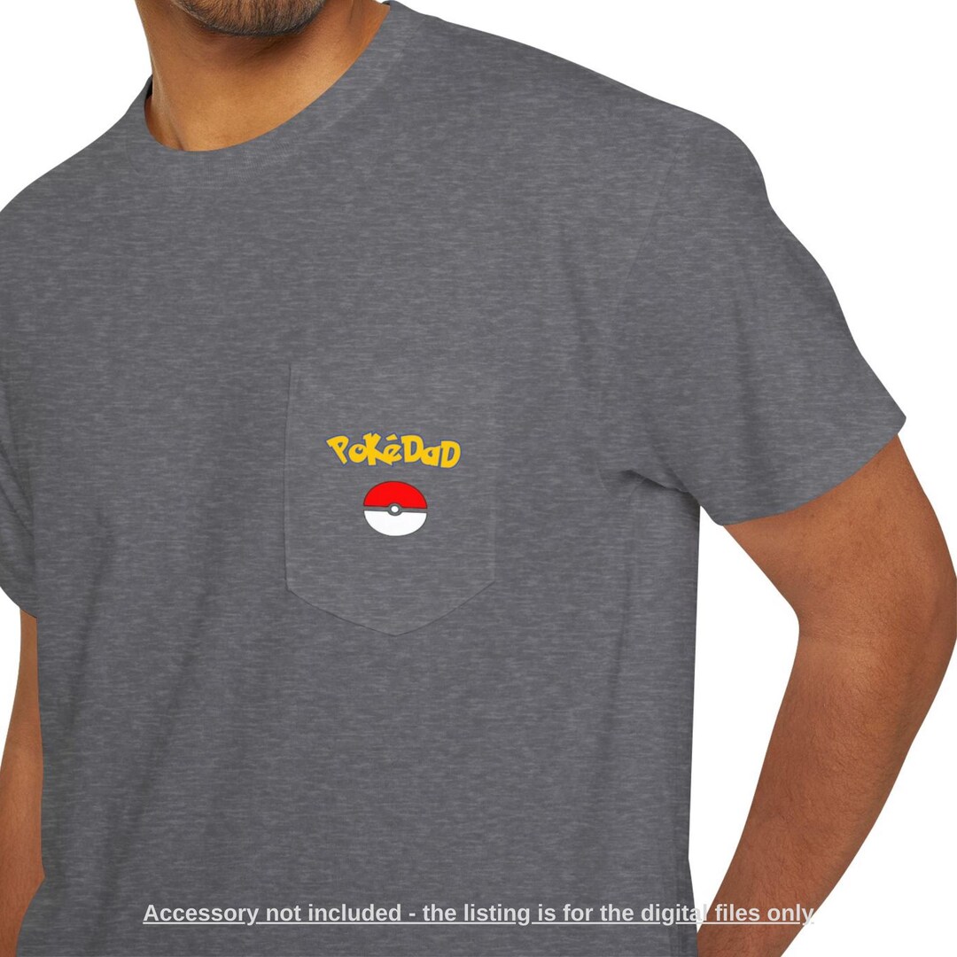 Pokédad SVG, PNG Bundle for Decal & Shirt Design Digital Download for ...