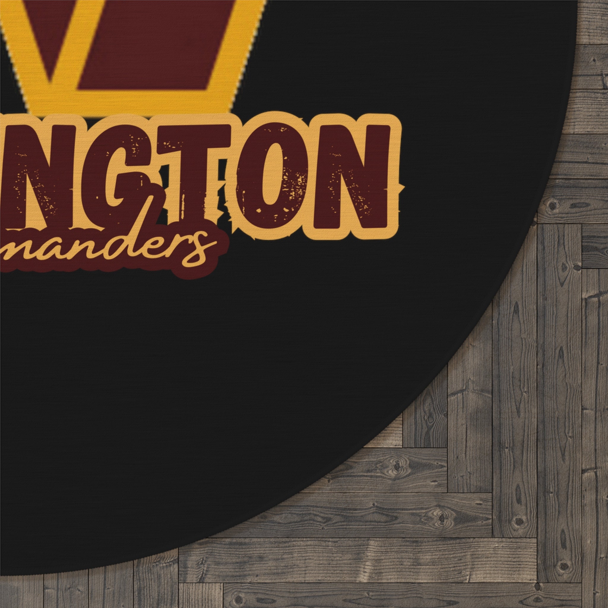 Washington Commanders. Round Rug - Etsy