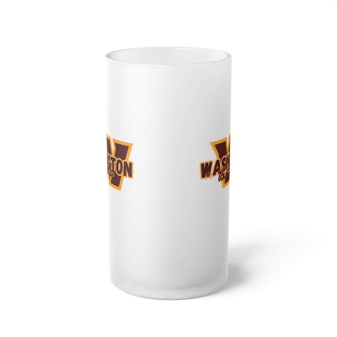 Washington Commanders. Frosted Glass Beer Mug - Etsy