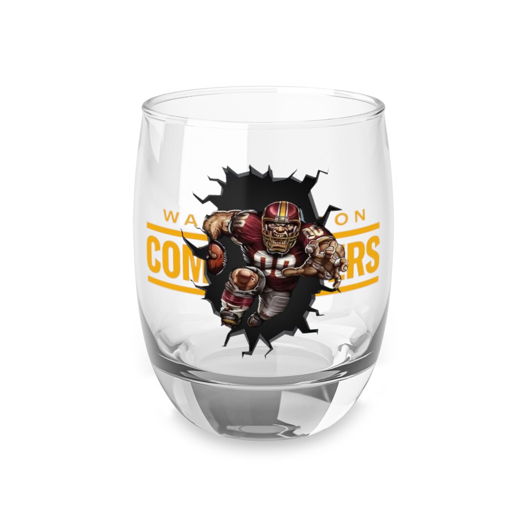 Washington Commanders. Whiskey Glass - Etsy