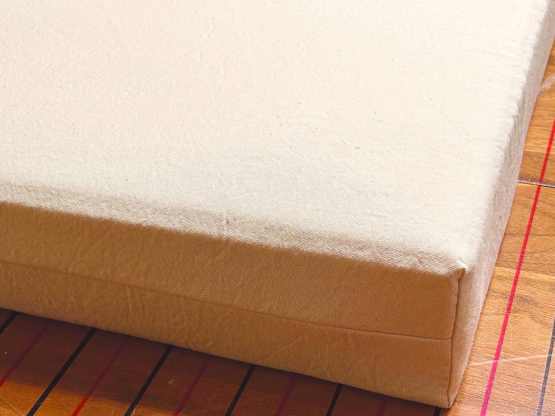 Shikibuton, Mattress and Topper Cover Organic Cotton I 3 Sided Zip ...