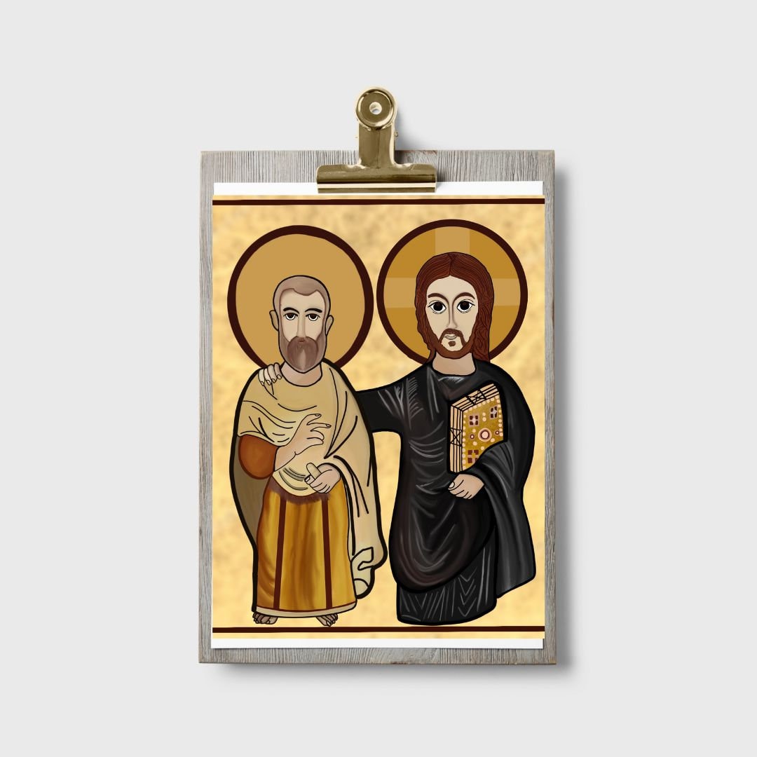 Christ the Good Friend - St Mena Icon - Coptic Orthodox, Christian ...