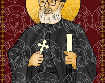 St Yostos El Antony Icon - Saints Icon - Coptic, Orthodox, Christian ...