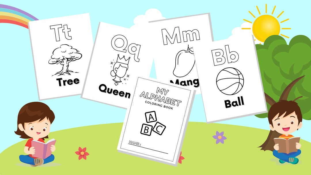 Fun and Educational Kids Alphabet Coloring Pages for Learning and ...