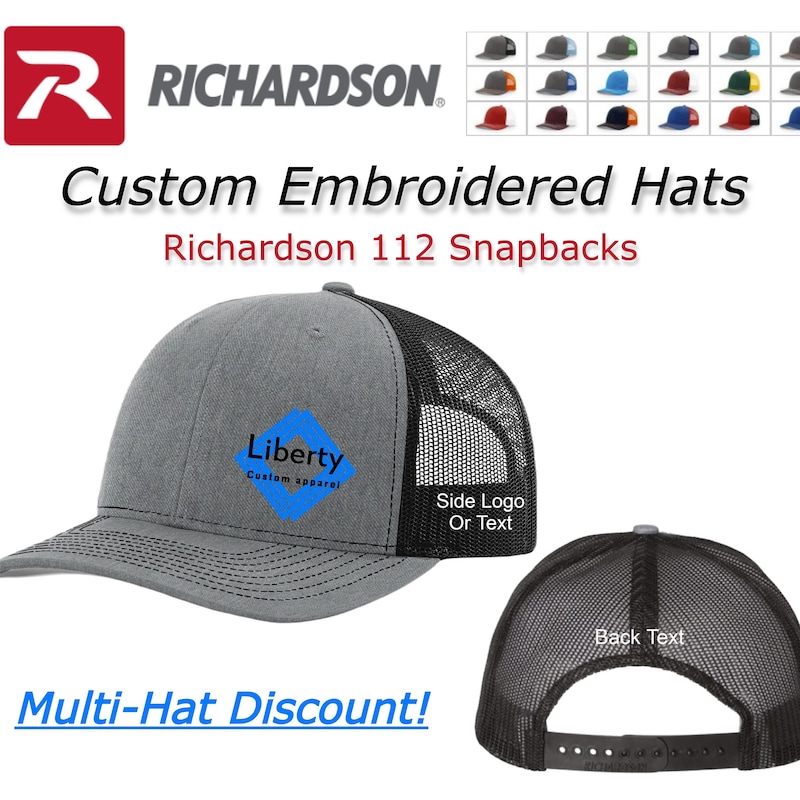 Custom Logo Truckers Hat - Etsy
