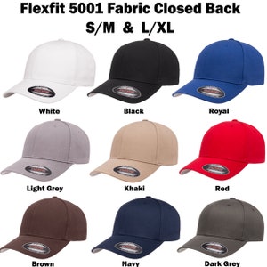 Custom Flexfit Embroidered Hats | Flexfit Technology Mesh & Fabric Closed Back Caps | Custom ...