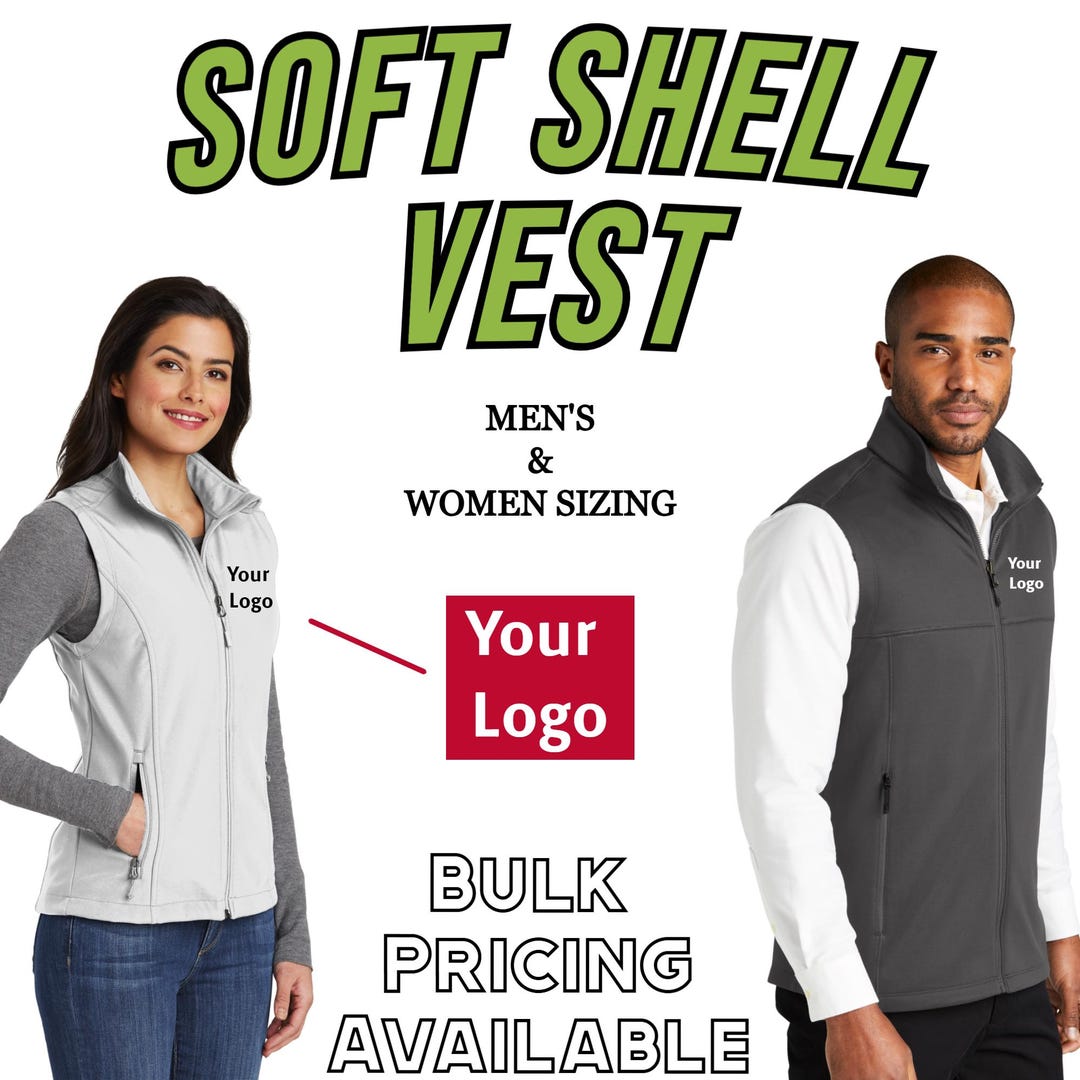 Soft Shell Vest| Custom Embroidered | Corporate Uniform and Gifts ...