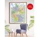 Germany Printable Political Map Detailed DIGITAL Mapping with Cities ...