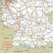 Germany Printable Political Map Detailed DIGITAL Mapping with Cities ...