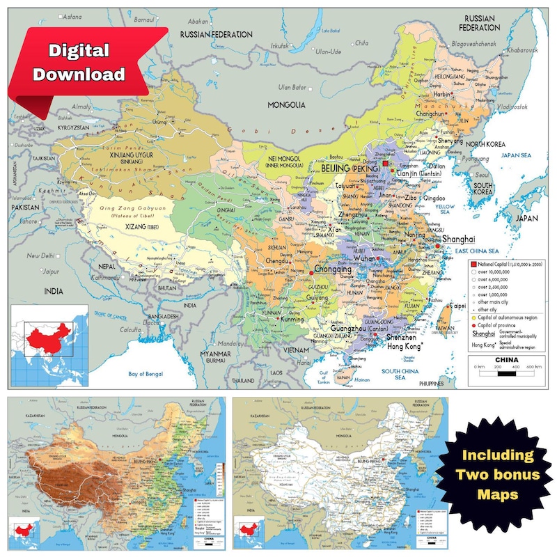 China by Road - Etsy