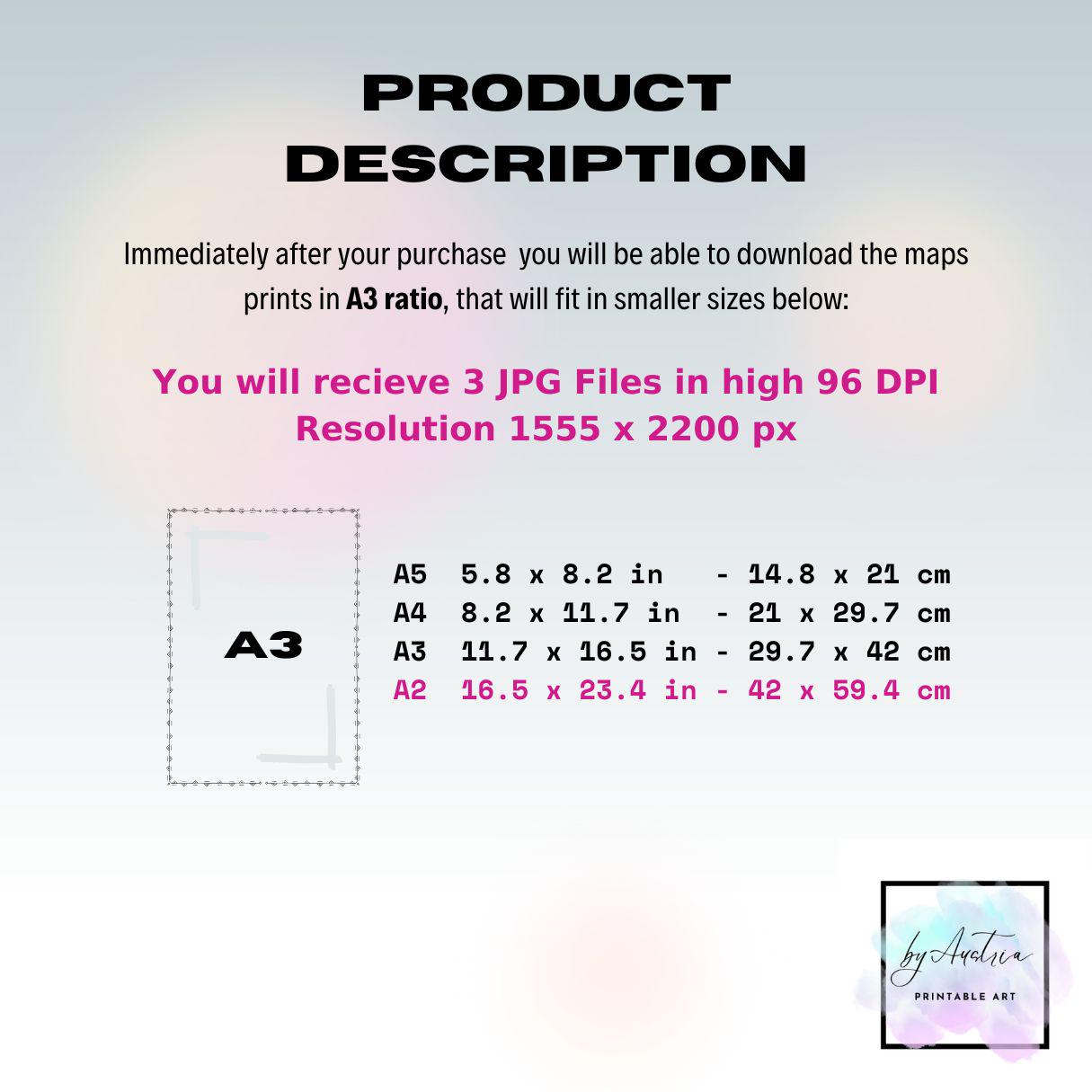 Germany Printable Political Map Detailed DIGITAL Mapping with Cities ...