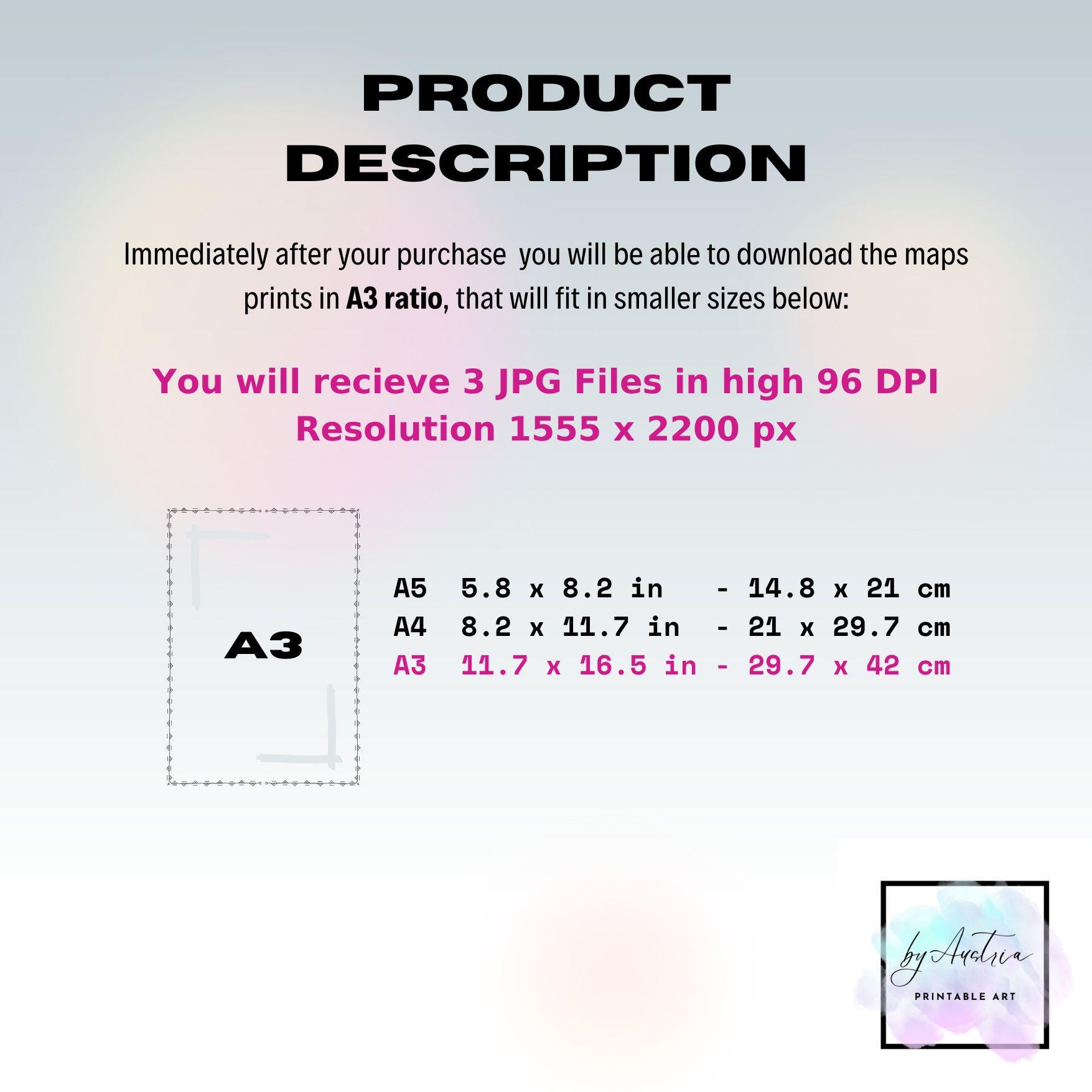 Printable Netherlands Political Map + Topography & Roads - Etsy